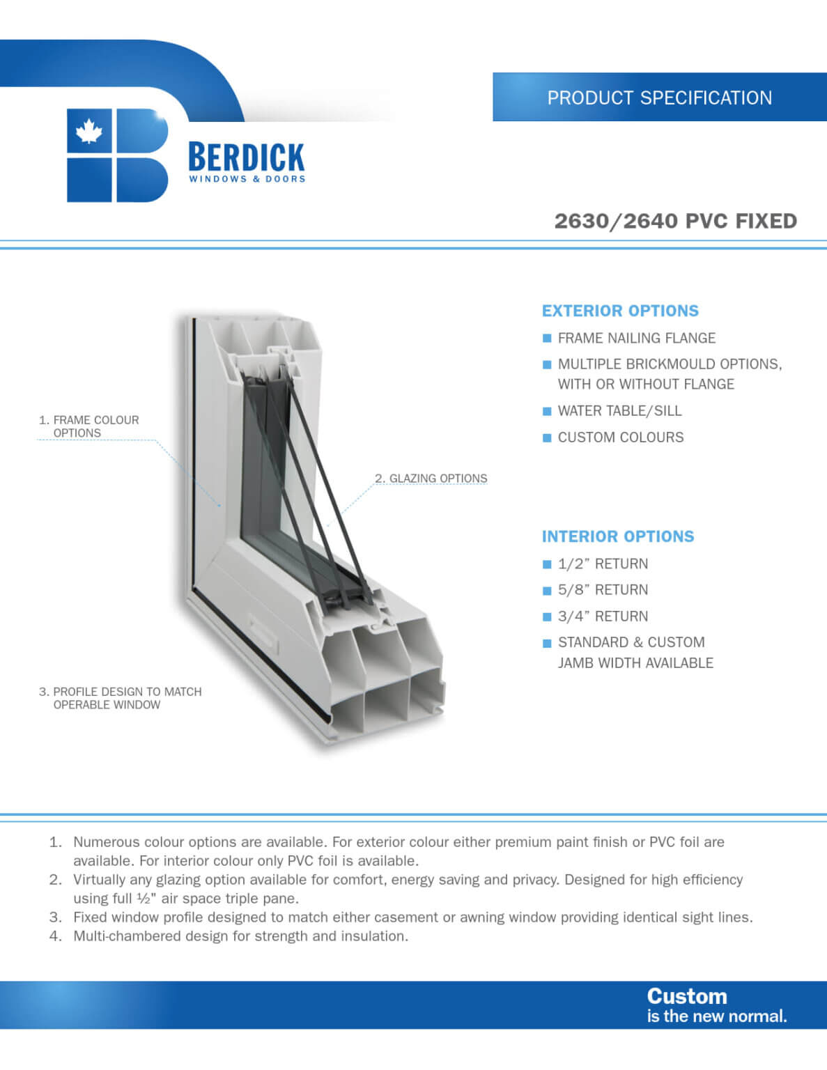 2360-2460 Fixed Window - BERDICK